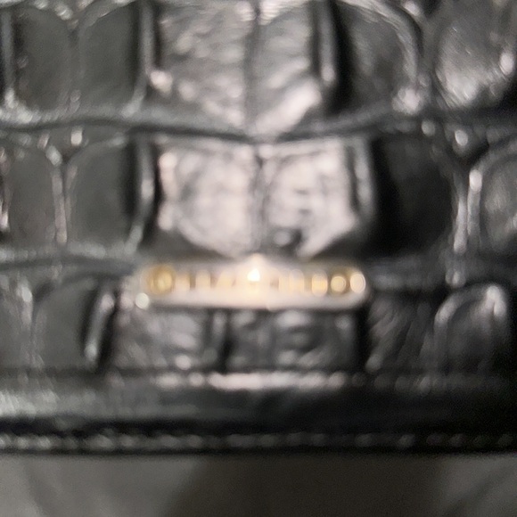 Brahmin | Bags | Brahmin Authentic Gray Crocodile Leather Wallet Card ...